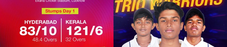 Vijay Merchant Trophy: Kerala vs Hyderabad | Kerala Cricket Association ...